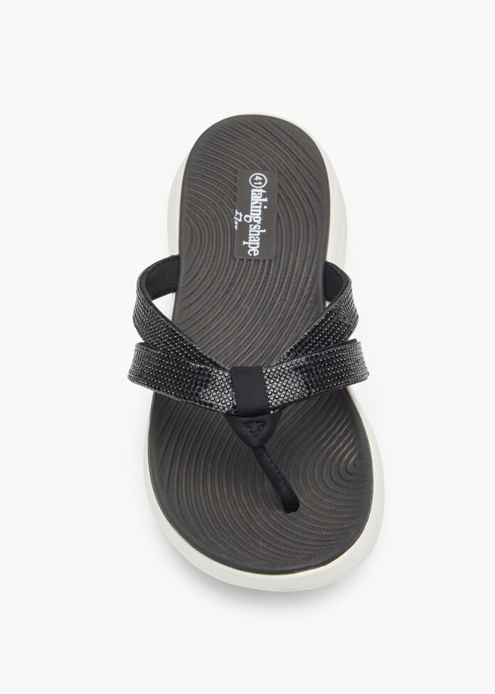Shop Black Flex Comfort Flip Flop | Comfortable Shoes | Taking Shape AU