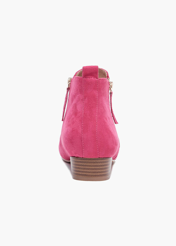 Shop Pink Hot Pink Zip Boot | Comfortable Shoes | Taking Shape AU