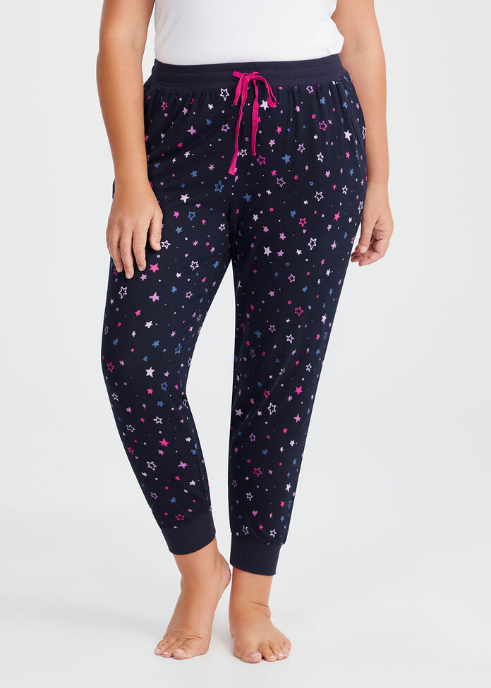 Shop Plus Size Lounge Starry Night Cuff Pant, Multi | Taking Shape AU