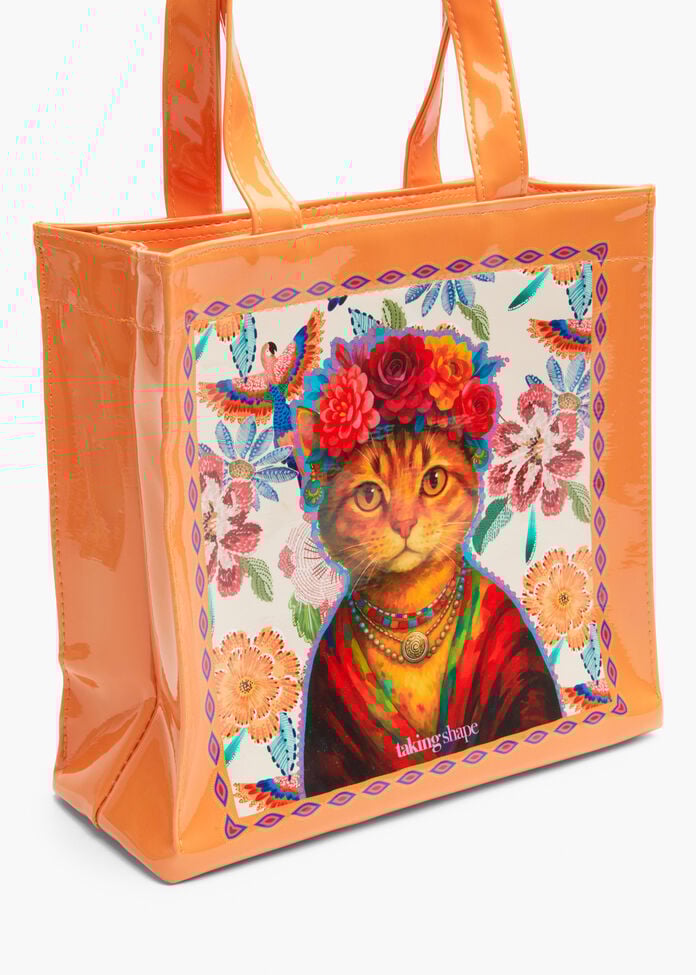 Shop Flower Cat Patent Bag in Multi | Accessories | Taking Shape CA