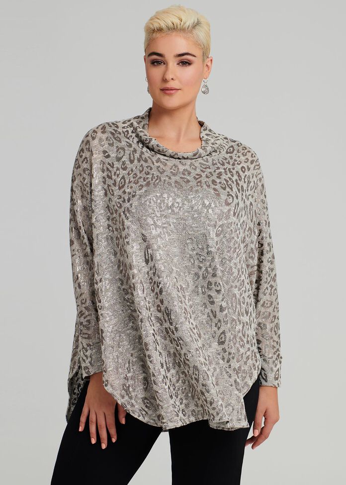 Shop Plus Size Faithful Foil Knit Top, Multi | Taking Shape AU