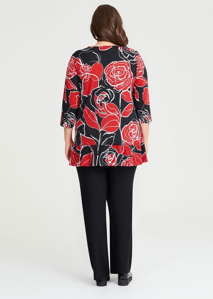 Shop Plus Size Girl On Fire Luna & Foil Top, Red | Taking Shape AU