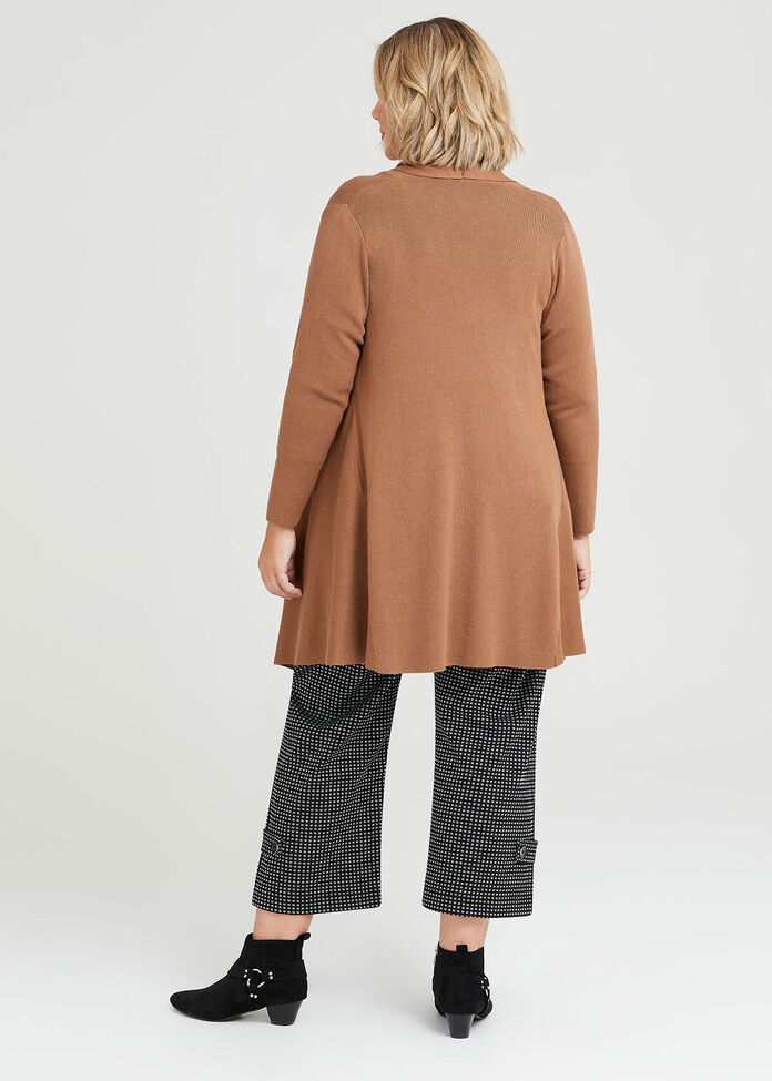 Shop Plus Size Ingrid Bamboo Cardigan, Brown | Taking Shape AU