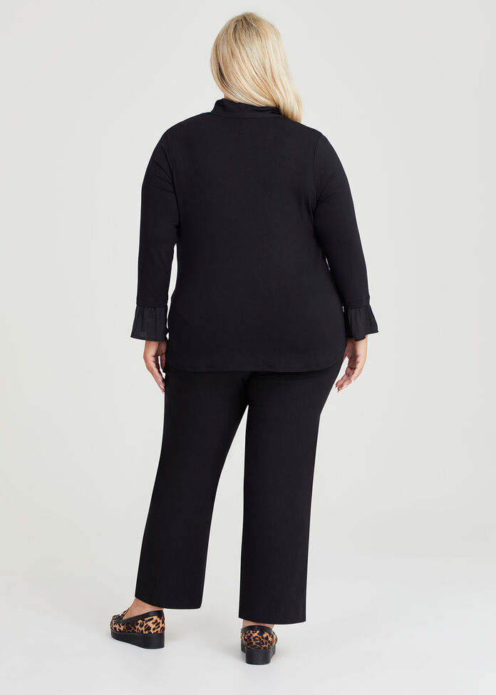 Shop Plus Size Bamboo Centre Stage Top, Black | Taking Shape AU