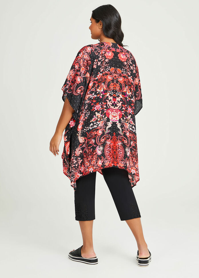 Shop Plus Size Natural Dreamy Floral Kimono in Multi | Taking Shape AU