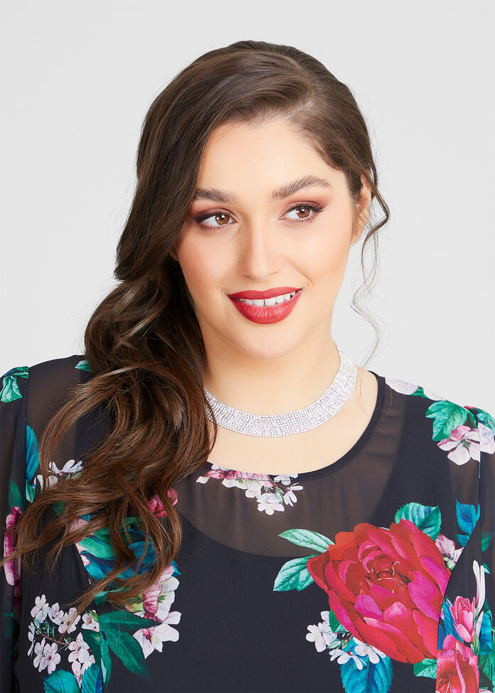 Shop Diamonte Evening Necklace in Multi | Accessories | Taking Shape AU