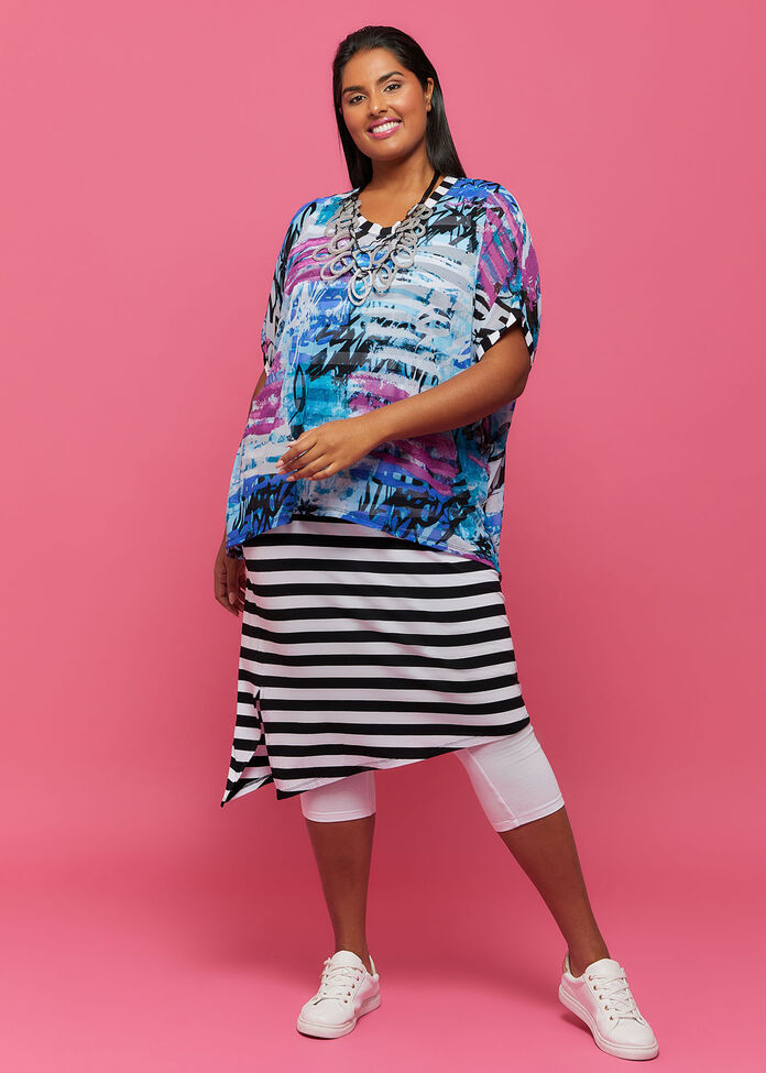 Shop Plus Size Natural Angle Hem Slip Dress, Black | Taking Shape AU