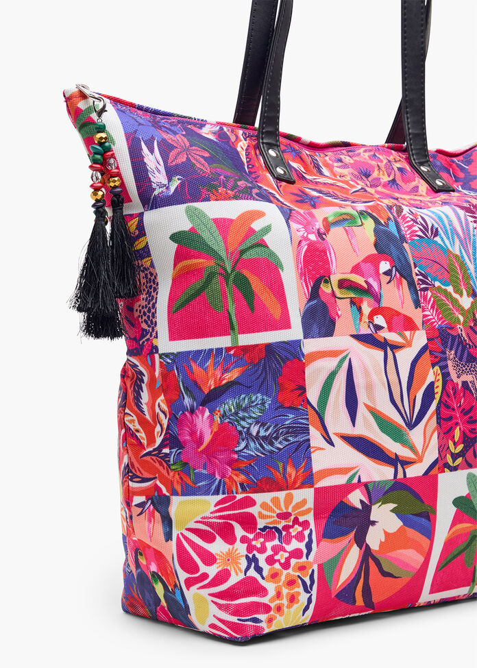 Shop Oasis Print Tote Bag in Multi | Accessories | Taking Shape AU