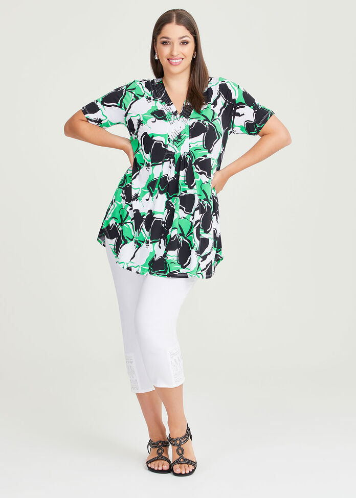 Shop Plus Size Sparkle V-neck Tunic, Multi | Taking Shape AU