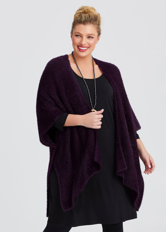 Shop Fuzzy Cape in Purple | Accessories | Taking Shape NZ