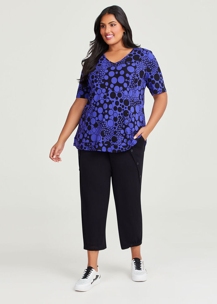 Shop Plus Size Button Bamboo Lounge Pant Black Taking Shape Au