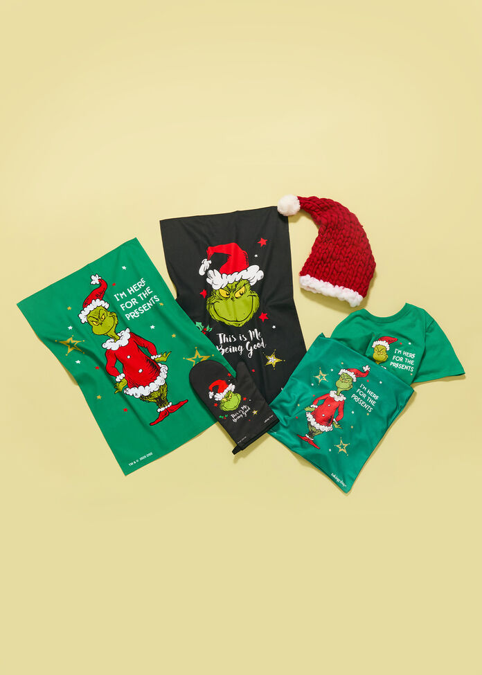 Shop The Grinch Tea Towel in Green | Accessories | Taking Shape NZ