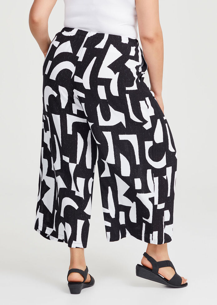 Shop Plus Size Natural Monochrome Pant, Multi | Taking Shape NZ