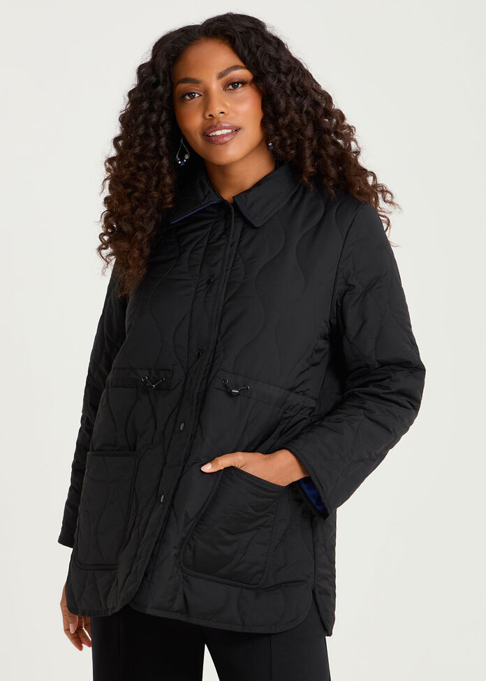 Shop Plus Size Reversible Maia Shower Jacket, Multi | Taking Shape NZ