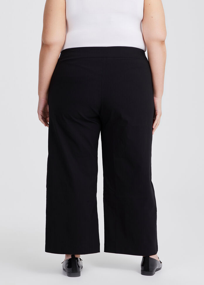 Petite Plus Size Freya Straight Leg Pant (Black) | Taking Shape AU