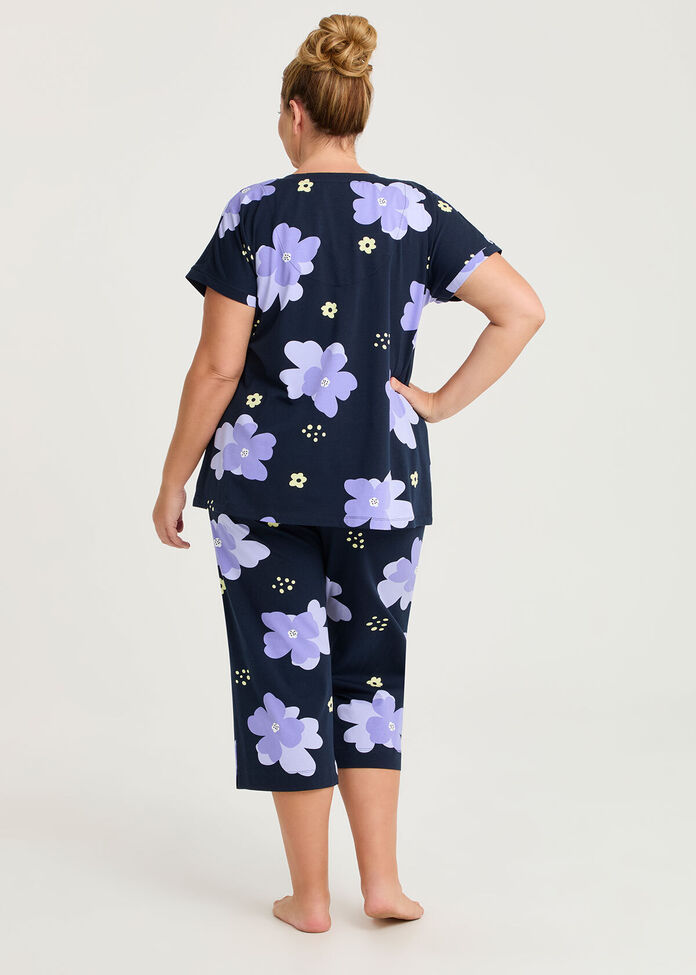Shop Plus Size Australian Cotton Dusk Pj Top, Floral | Taking Shape NZ