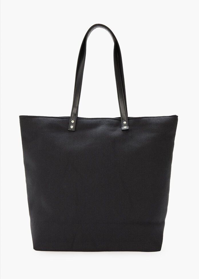 Shop Cat Tassel Tote Bag in Black | Accessories | Taking Shape AU
