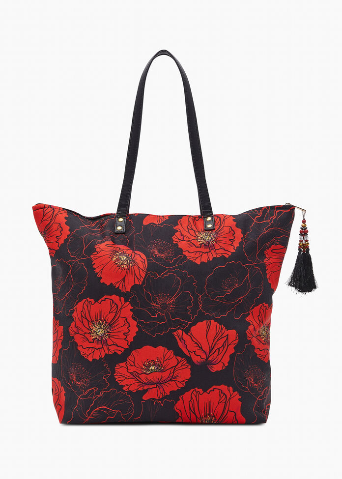 Shop Poppy Tassel Tote Bag in Black | Accessories | Taking Shape AU