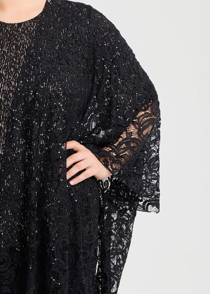 Shop Evening Sequin Cape in Black | Accessories | Taking Shape AU
