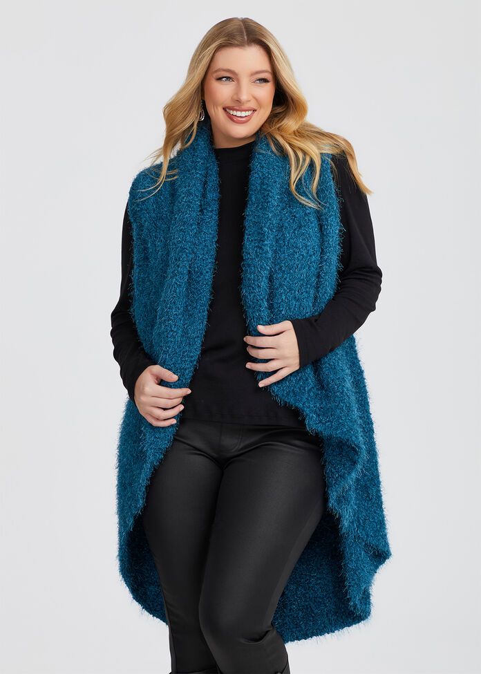 Shop Plus Size Boucle Vest, Green | Taking Shape NZ