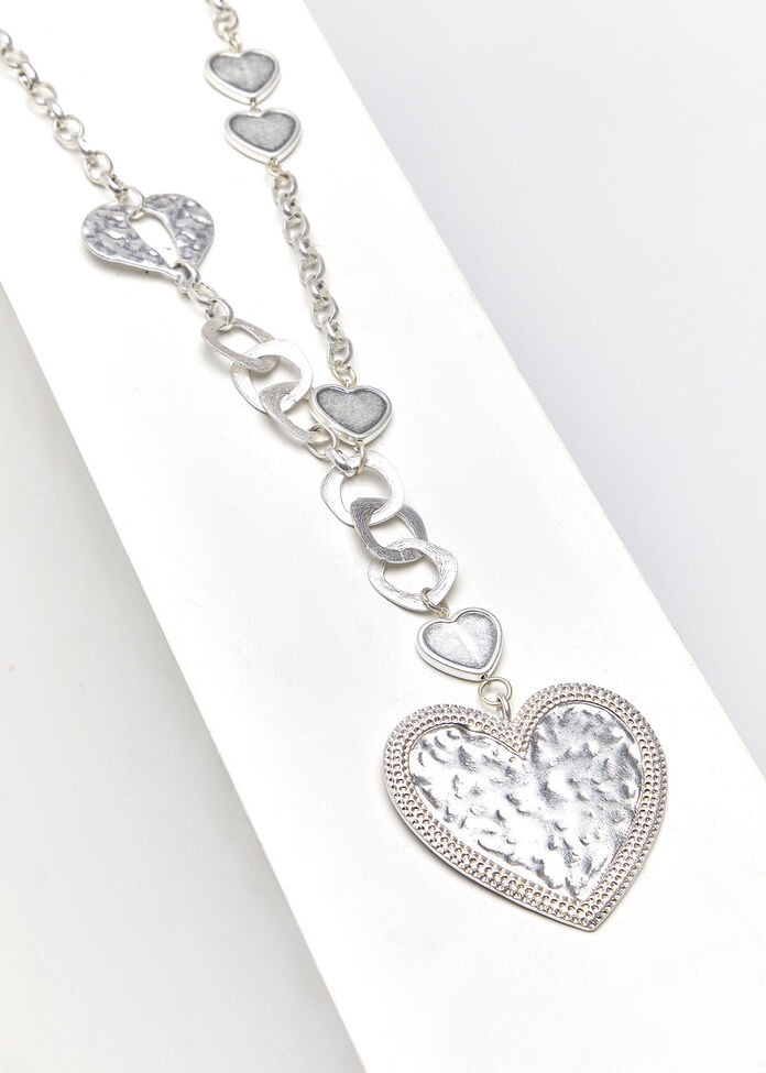 Shop Silver Multi Heart Necklace in Silver | Accessories | Taking Shape AU
