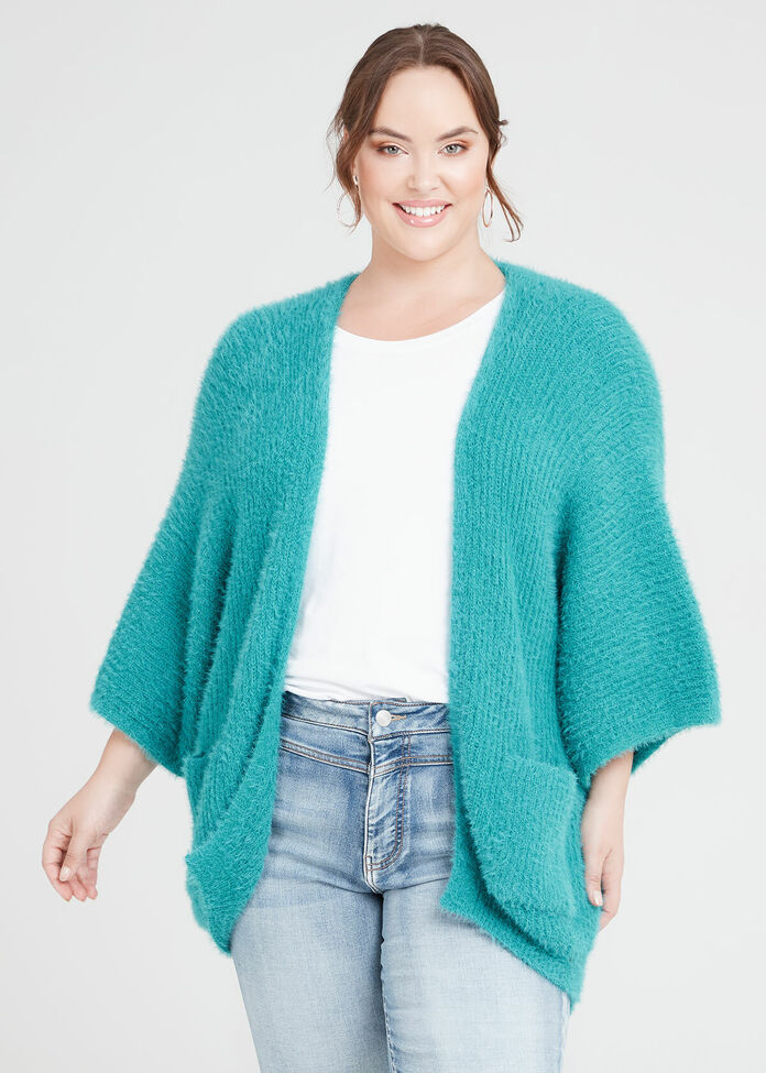 Shop Fluffy Pocket Cape in Grey | Accessories | Taking Shape AU