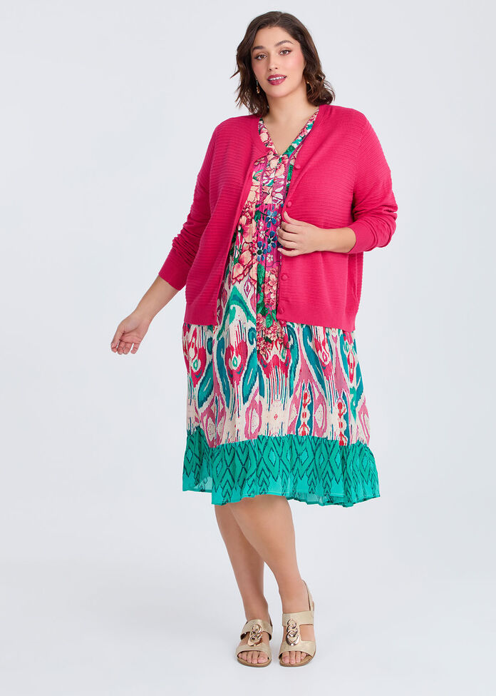 Shop Plus Size Natural Getaway Floaty Dress, Floral | Taking Shape AU