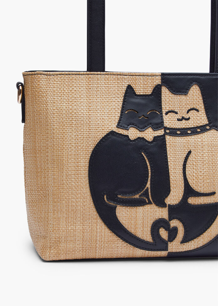 Shop Cat Duo Shoulder Bag in Black | Accessories | Taking Shape AU