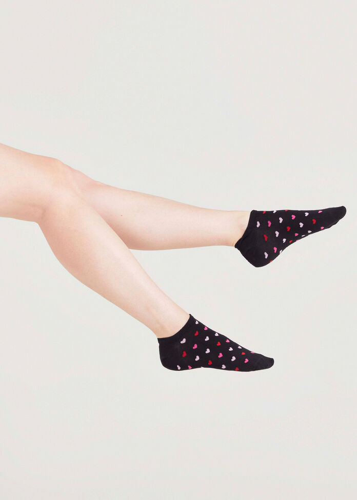 Shop 3 Pack Bamboo Love Heart Socks in Multi | Accessories | Taking ...