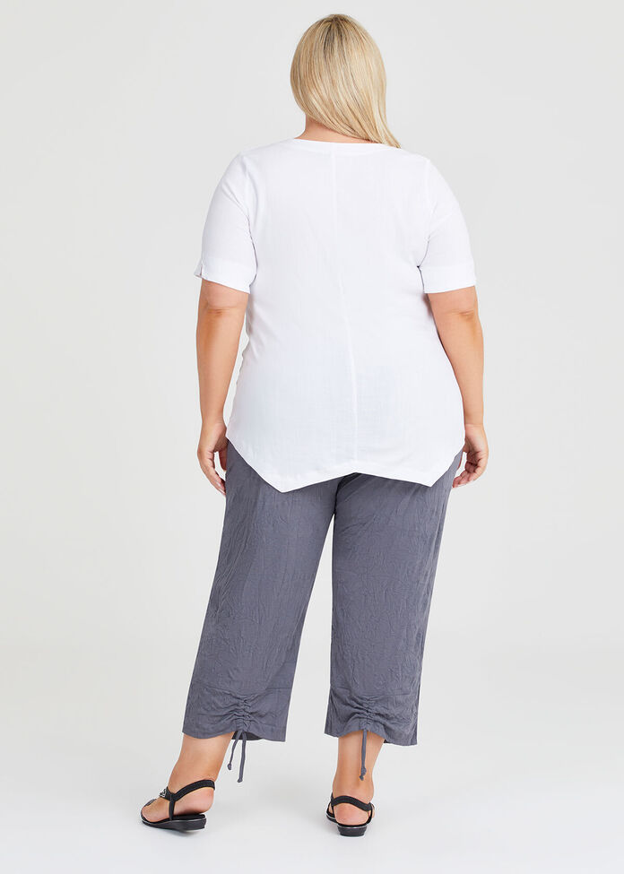 Shop Plus Size Natural Eve Spliced Top, White | Taking Shape NZ