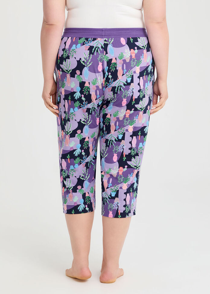 Shop Plus Size Australian Cotton Leafy Pj Pant, Multi | Taking Shape AU