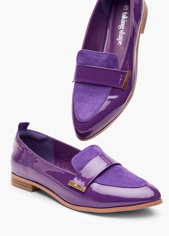 Shop Purple Patent Loafer | Comfortable Shoes | Taking Shape AU