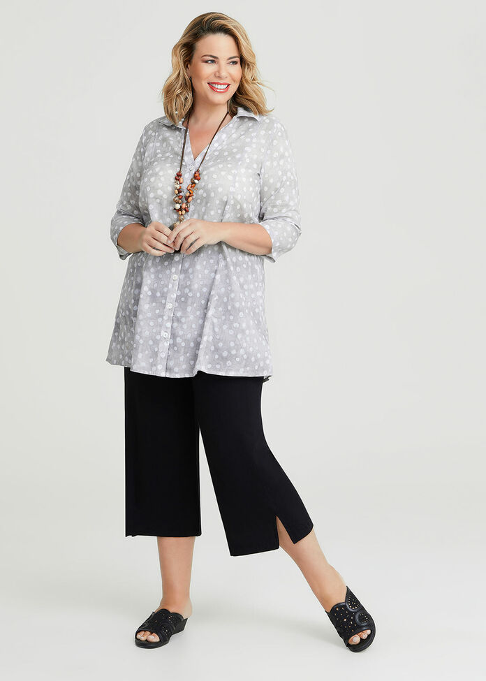 Shop Plus Size Ruby Cotton Shirt, Black | Taking Shape AU