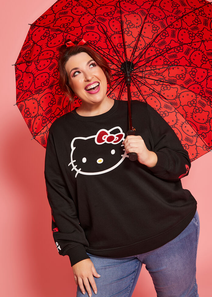 Shop Hello Kitty Red Umbrella in Red | Accessories | Taking Shape AU