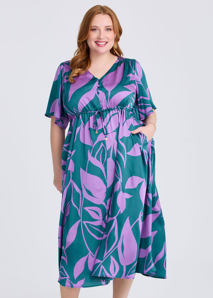 Shop Plus Size Serenade Event Midi Dress, Print | Taking Shape AU