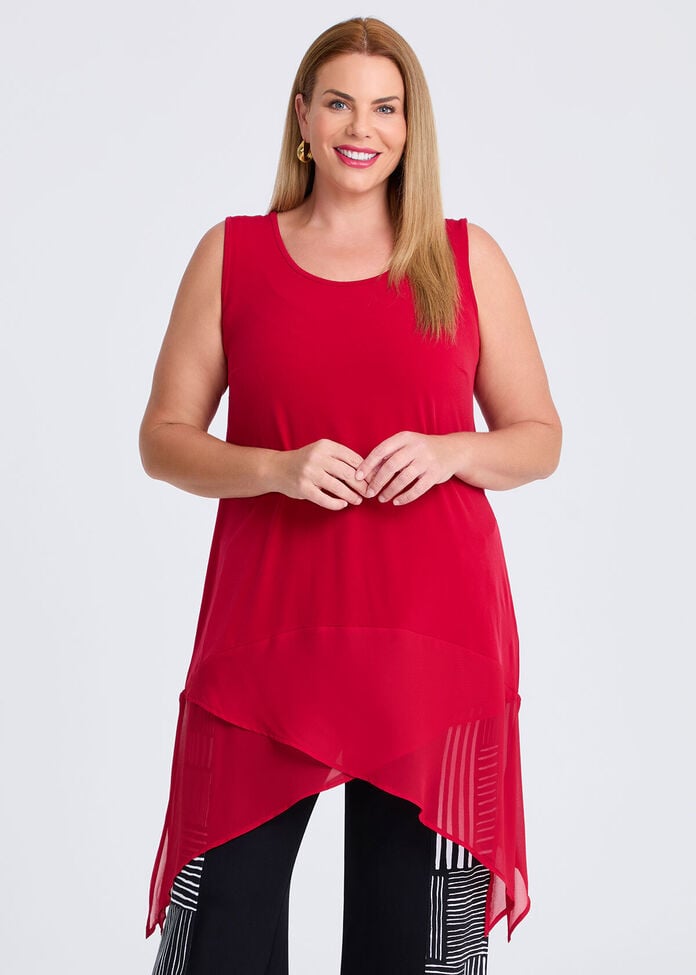 Shop Plus Size Jojo Tank in Red | Taking Shape IE