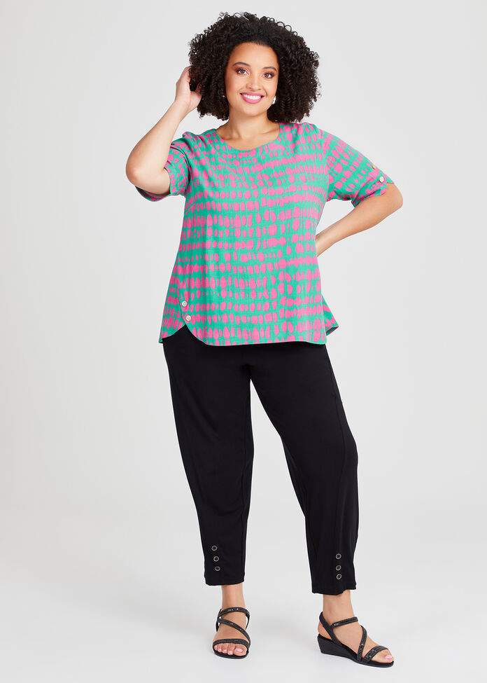 Shop Plus Size Lantern Natural Pant, Black | Taking Shape AU