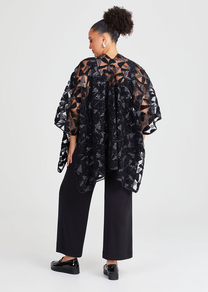 Shop Geo Dressy Cape in Black | Accessories | Taking Shape AU