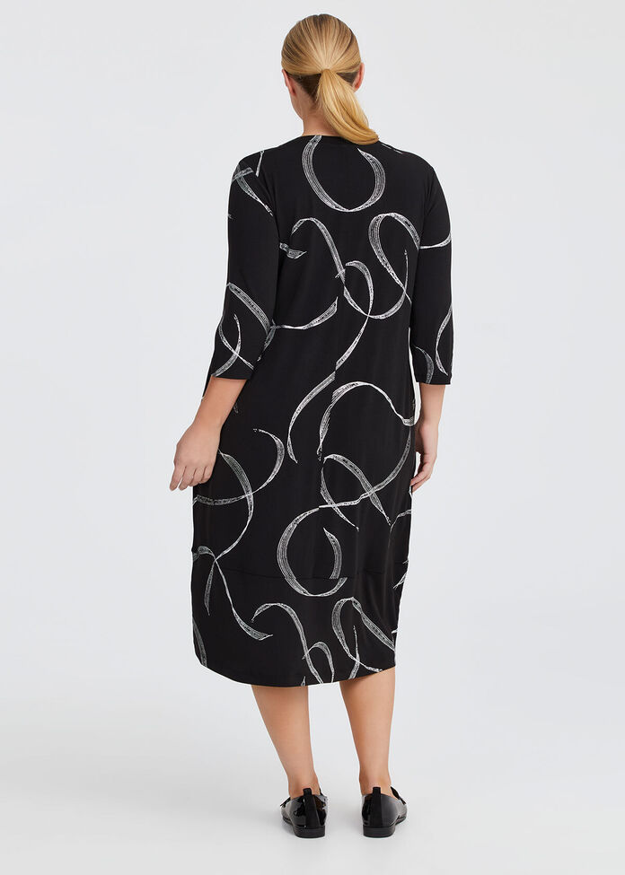 Shop Plus Size Foil Atlas Dress, Print | Taking Shape AU