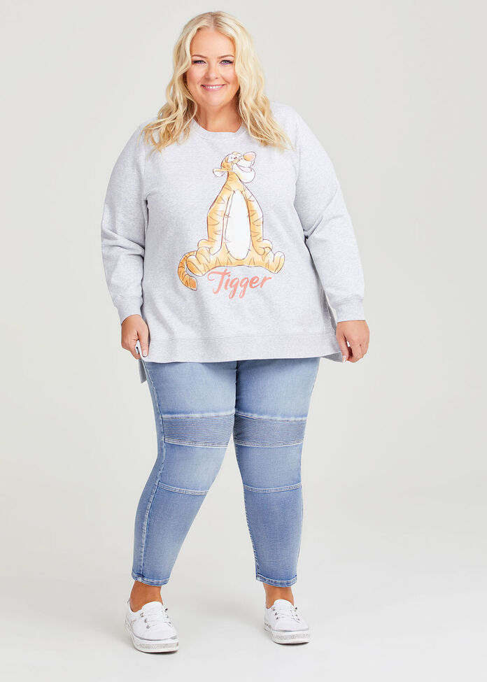 Shop Plus Size Tigger Sweatshirt, Black | Taking Shape AU