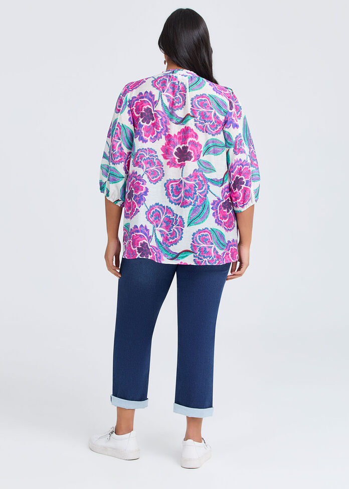 Shop Plus Size Natural Floral Daze Top, Floral | Taking Shape NZ