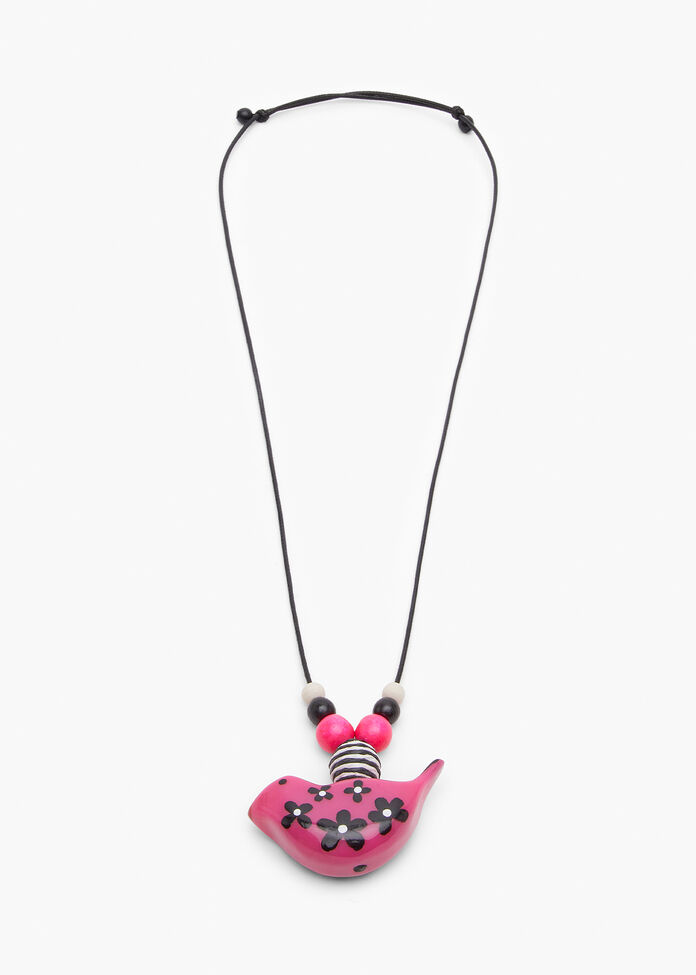 Shop Pink Bird Necklace | Accessories | Taking Shape AU