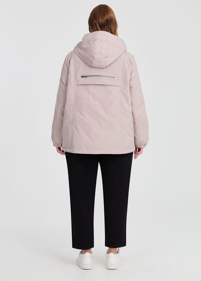 Shop Plus Size Reversible Shower Resist Ari Jacket, Black | Taking Shape NZ