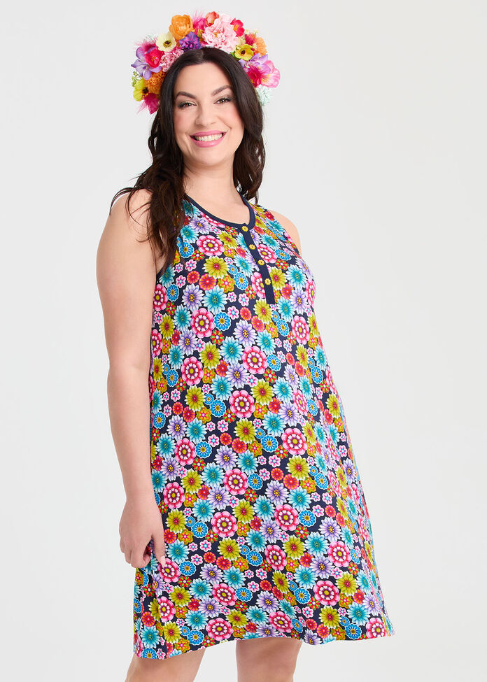 Shop Plus Size Catalina Benedict Floral Nightie, Multi | Taking Shape AU