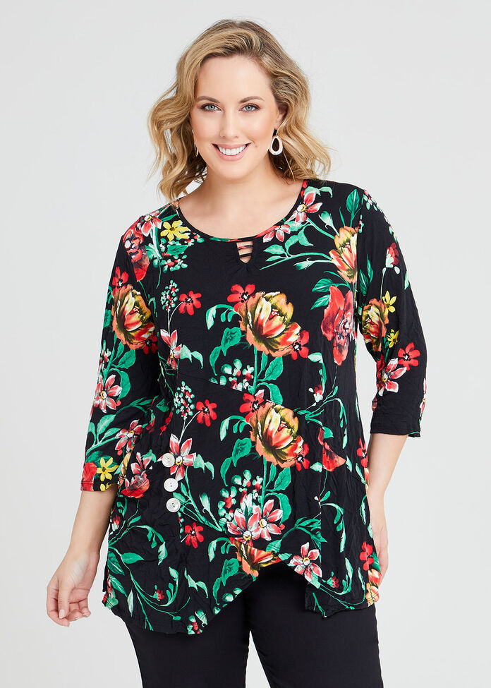 Shop Plus Size Freya Floral Top in Floral | Taking Shape AU