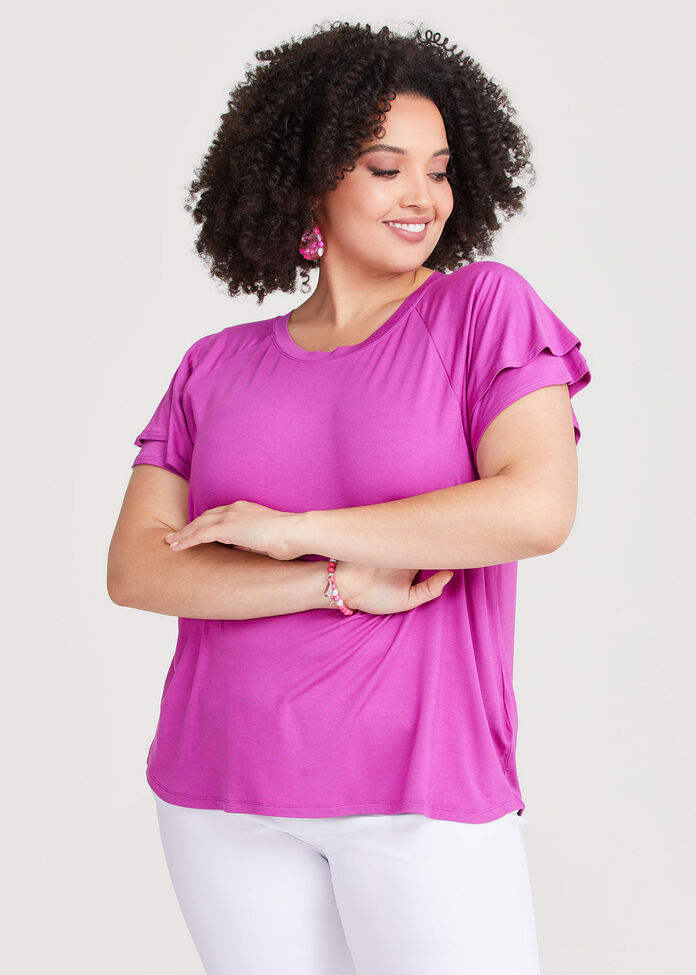 Shop Plus Size Bamboo Amira Top, Black | Taking Shape AU