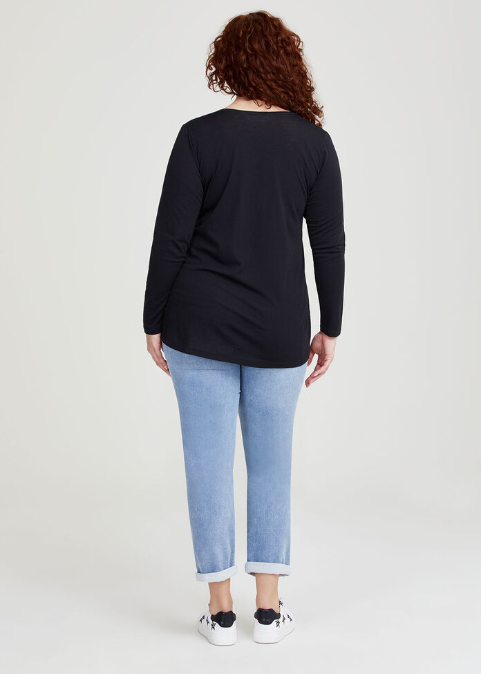 Shop Plus Size Wool Bamboo Top in Black | Sizes 12-30 | Taking Shape AU