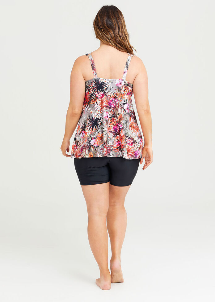Shop Plus Size Tropical Flower Print Tankini, Multi | Taking Shape AU