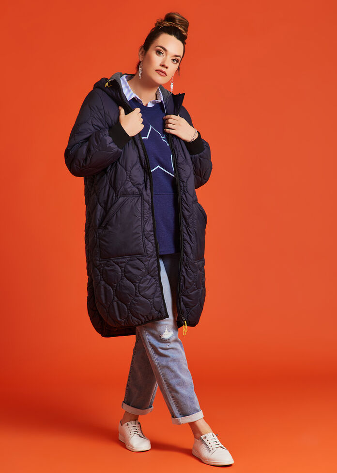 plus size padded jacket uk