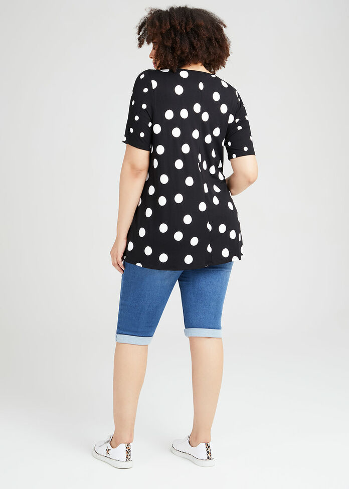 Shop Plus Size Natural Spotty Days Top in Print | Taking Shape AU